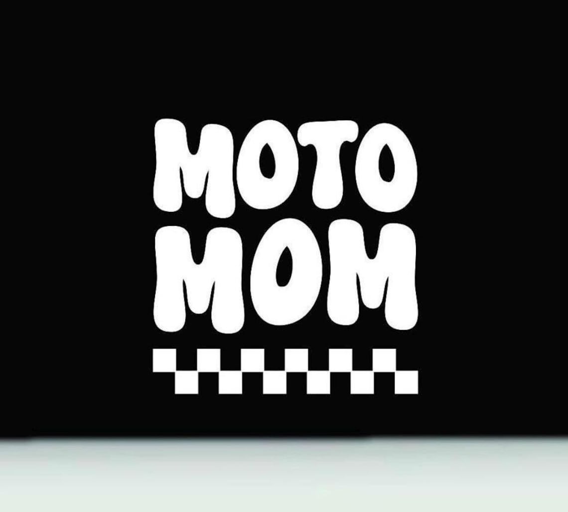 Moto Mom Dirt Bike Vinyl Sticker | Motocross Vinyl Decal | Dirt Bike ...