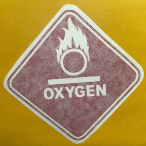 Oxygen Vinyl Decal | Oxygen Car Decal Sticker | Oxygen Bumper Sticker ...
