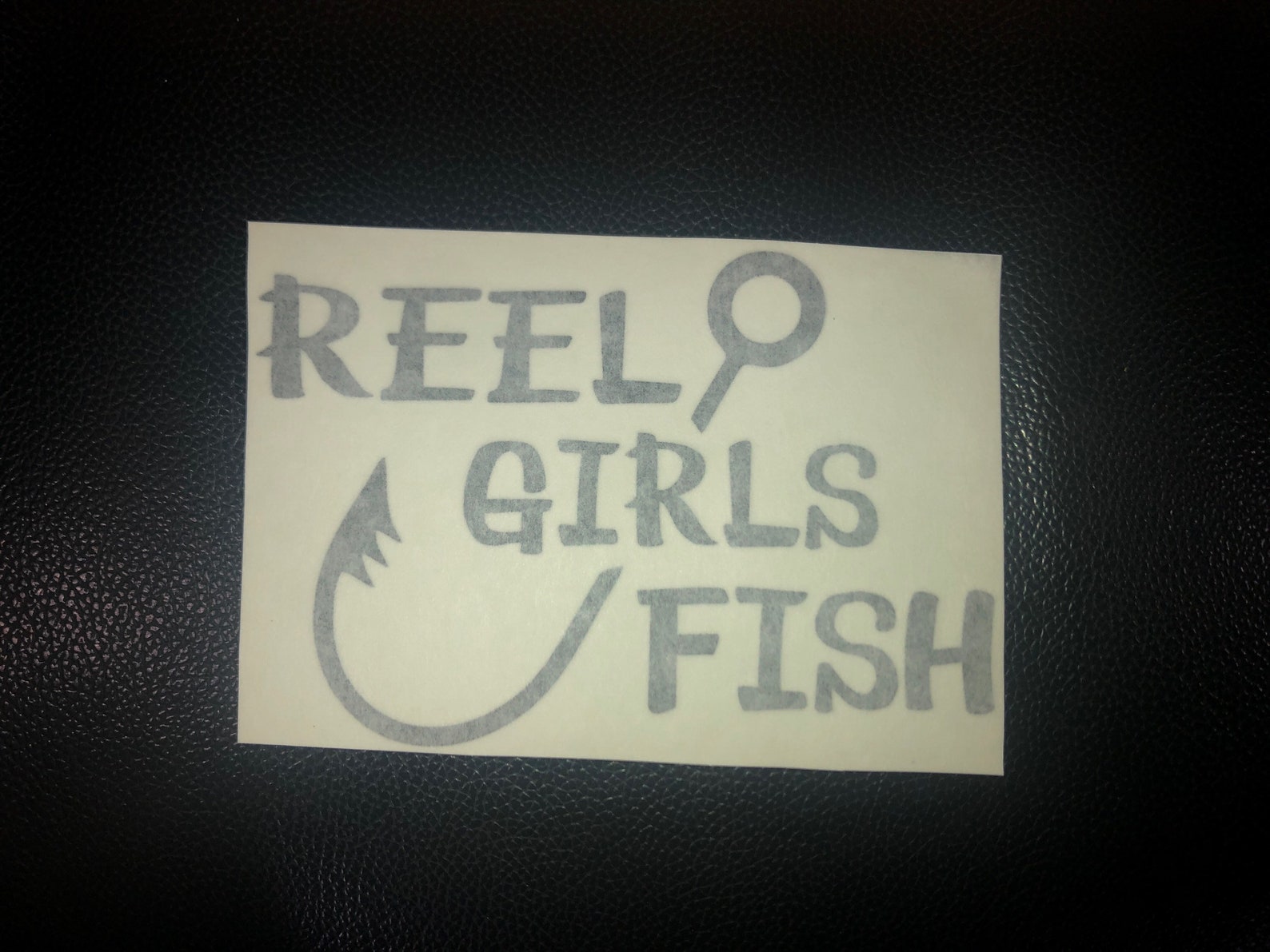 Reel Girls Fish bumper Sticker Girls Fishing vinyl Decal | Etsy