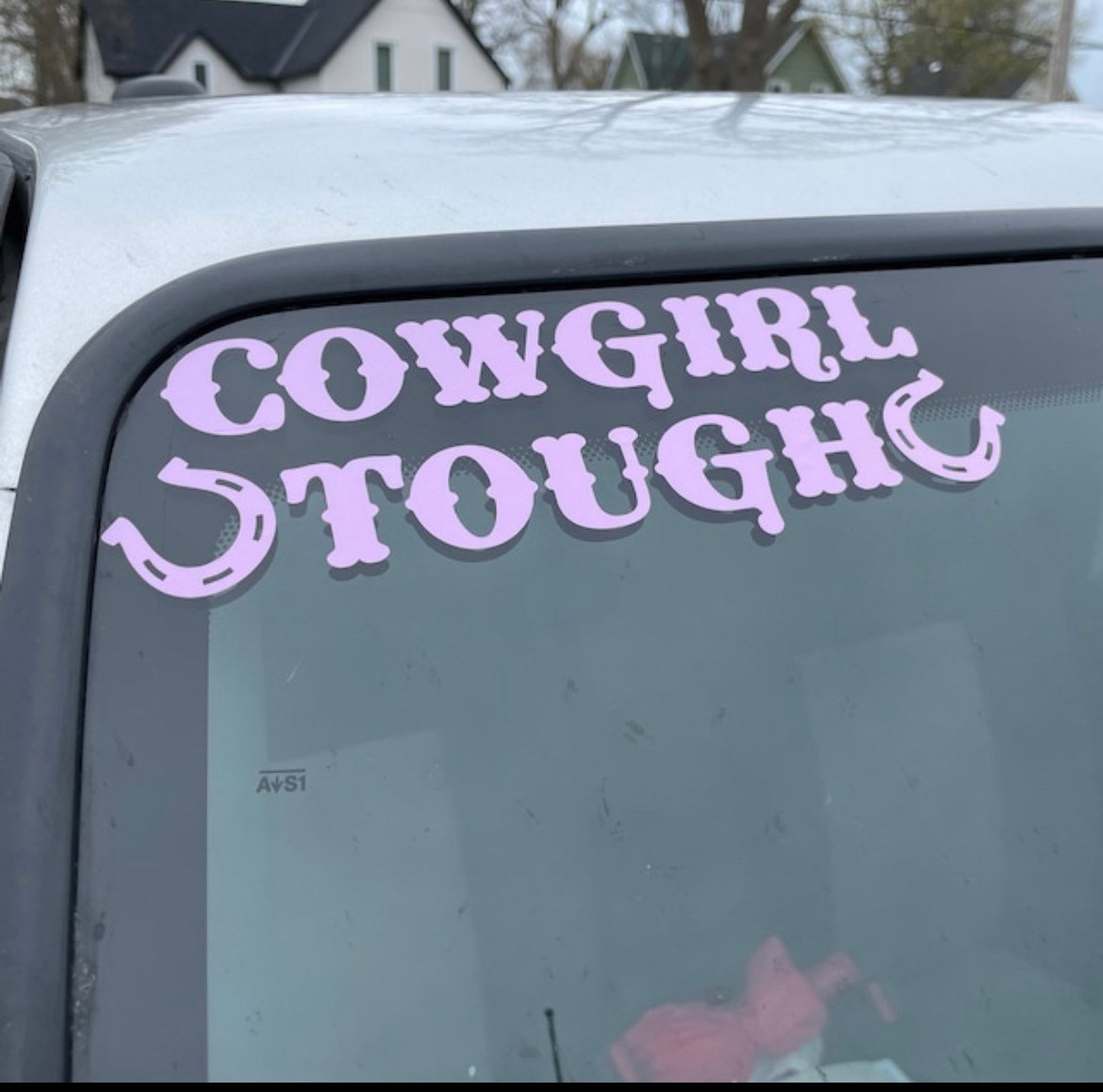 Cowgirl Tough Bumper Sticker Cowgirl Tough Vinyl Sticker - Etsy