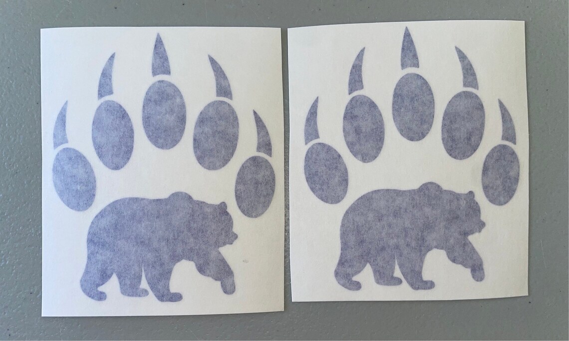 Bear Claw Vinyl Decal | Bear Paw Sticker | Bear Claw | Bear Claw Bumper ...
