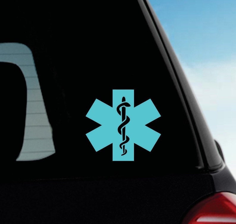 Medical Alert Bumper Sticker Medical Symbol Car Decal - Etsy