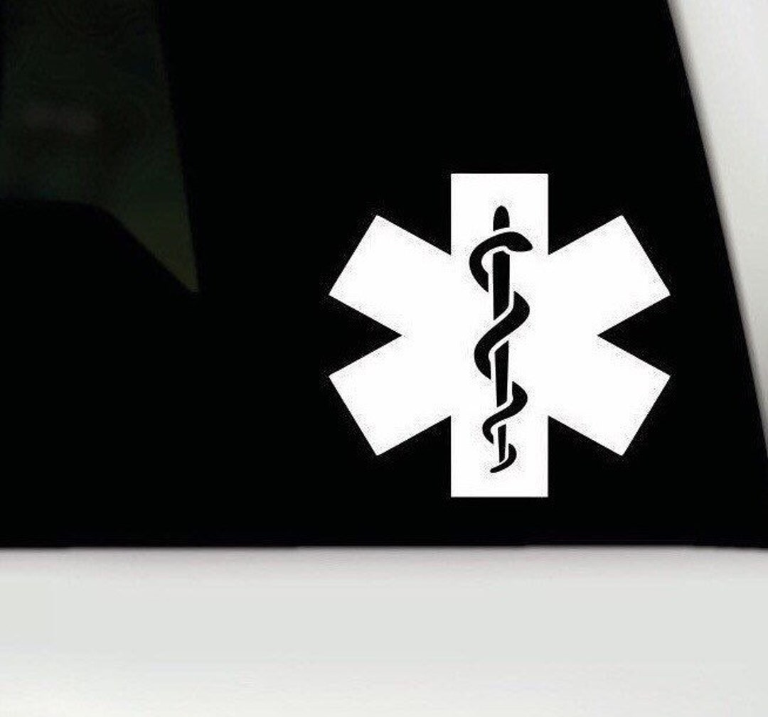 Medical Alert Bumper Sticker | Medical Symbol Car Decal | Medical Id ...