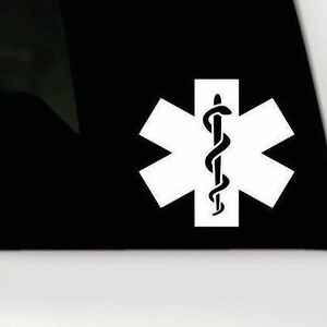 Medical Alert Bumper Sticker | Medical Symbol Car Decal | Medical Id ...