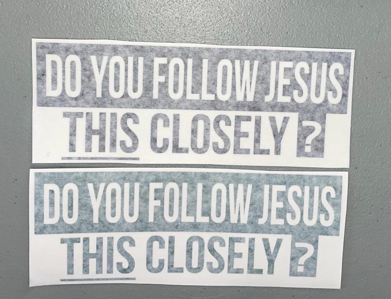 Funny Bumper Sticker | Jesus Bumper Sticker | Do You Follow Jesus This ...