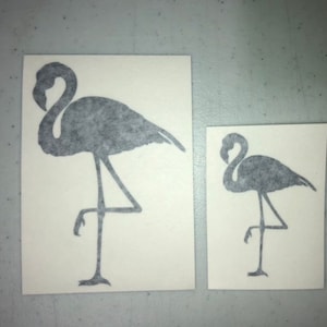 Flamingo Vinyl Decal | Flamingo Bumper Sticker | Flamingo Car Decal ...