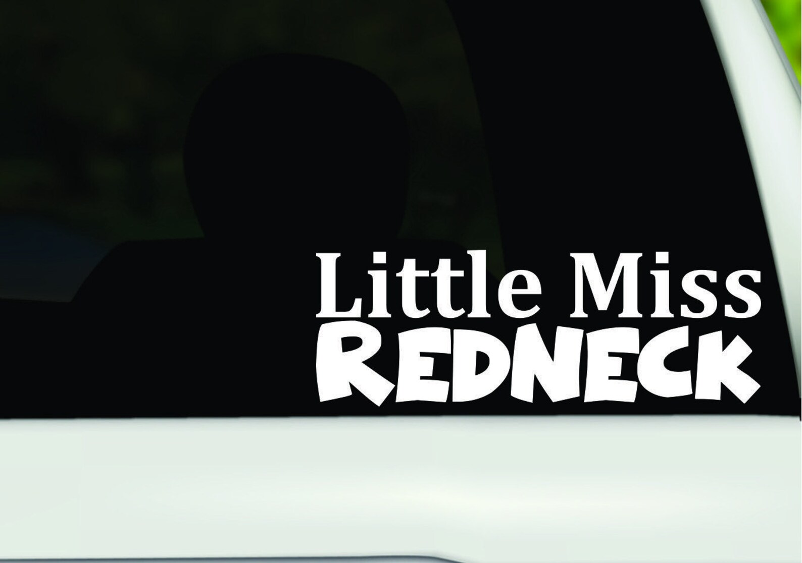 Little Miss Redneck Bumper Sticker Funny Redneck Vinyl Decal | Etsy