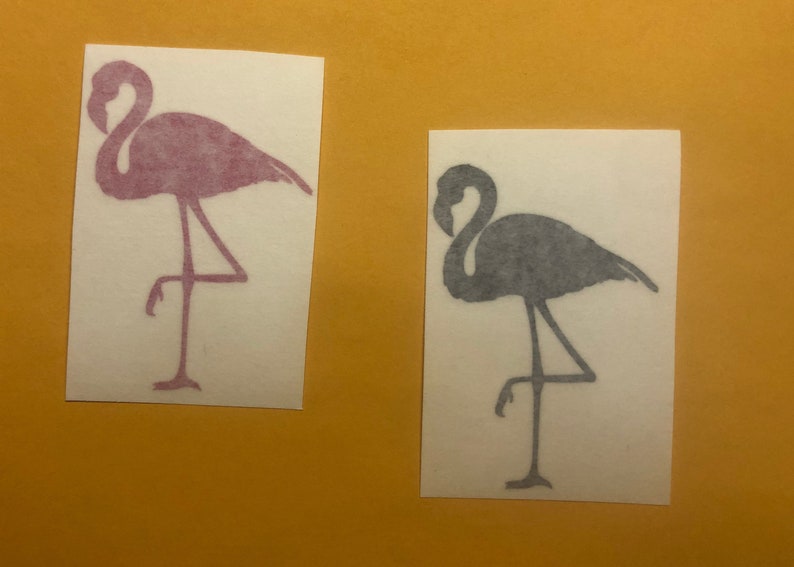 Flamingo Vinyl Decal Flamingo Bumper Sticker Flamingo Car - Etsy