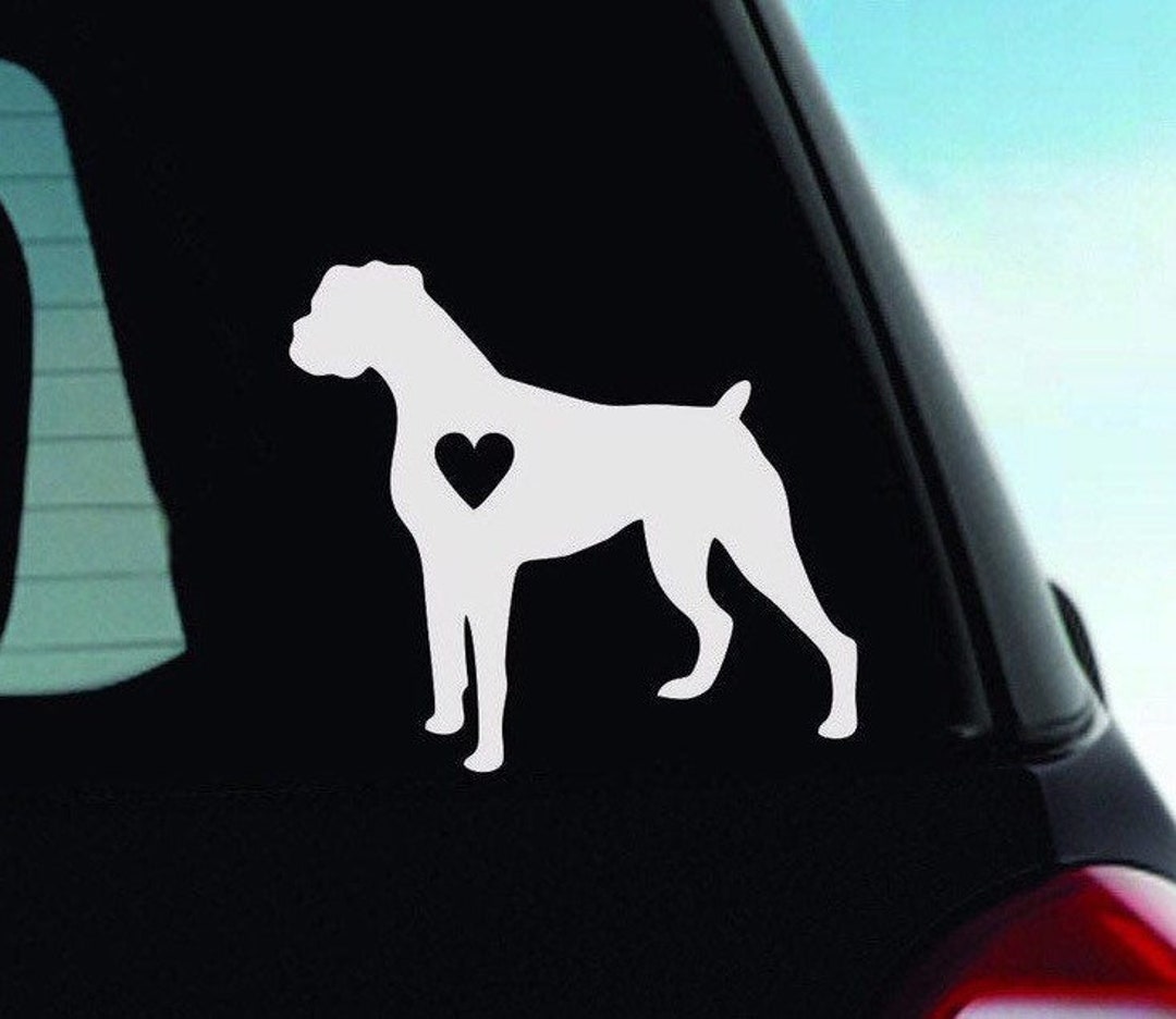 Boxer Vinyl Sticker | Boxer Dog Sticker | Boxer Vinyl Decal | Boxer ...
