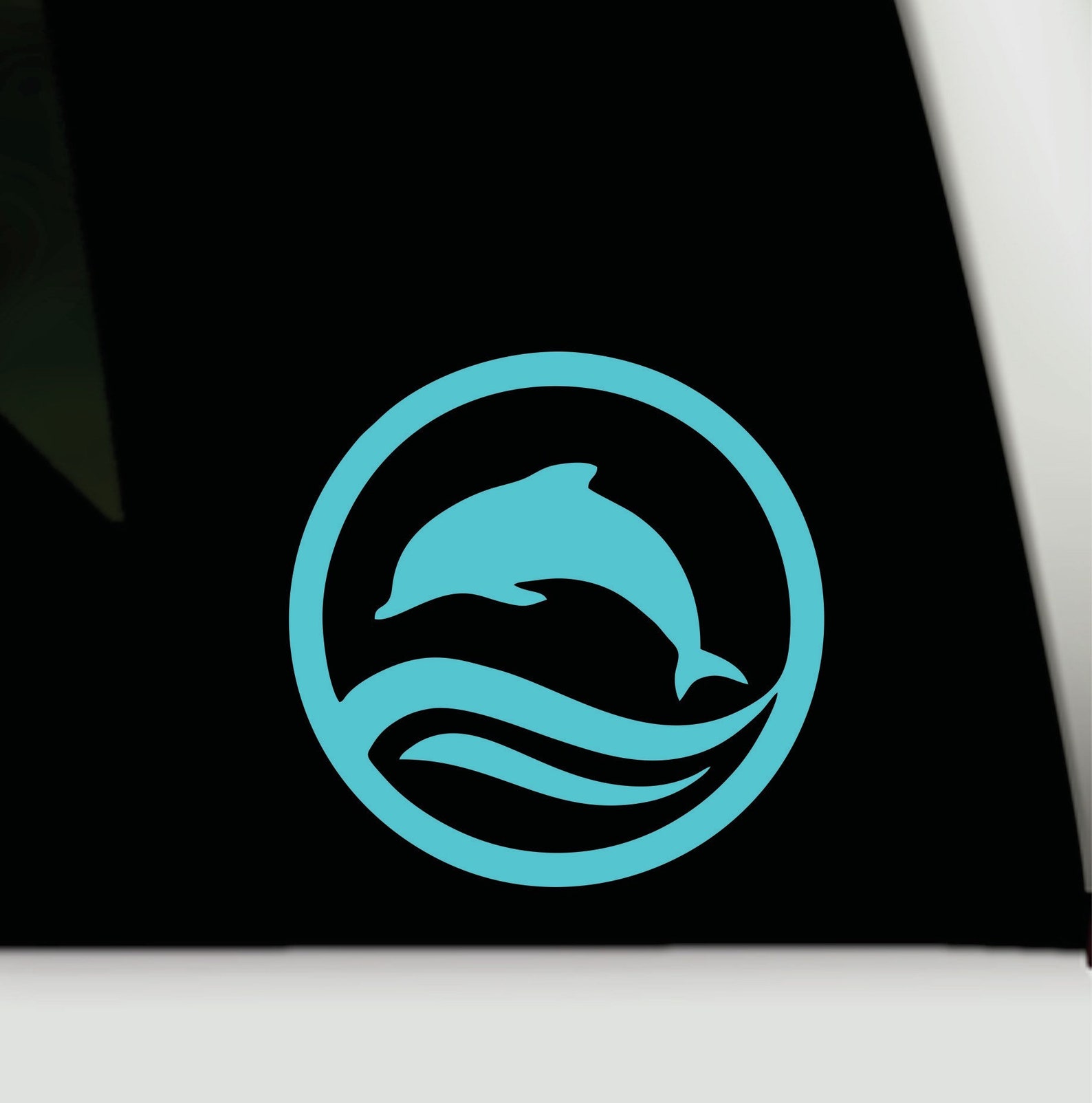 Dolphin Vinyl Decal Dolphin Sticker Dolphin Bumper Sticker - Etsy