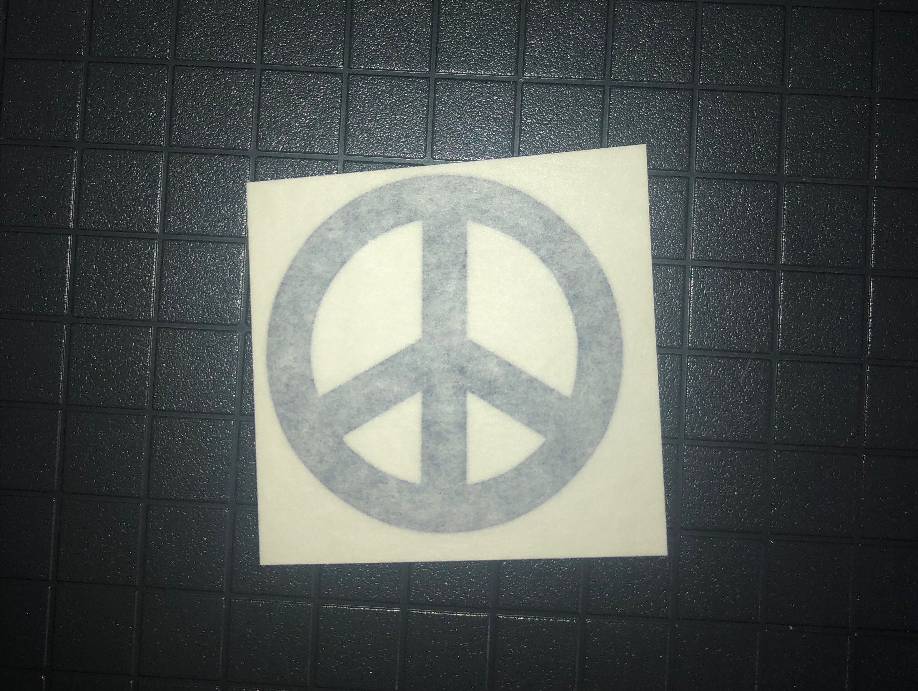 Peace Symbol Car Decal Peace Symbol Vinyl Decal peace | Etsy