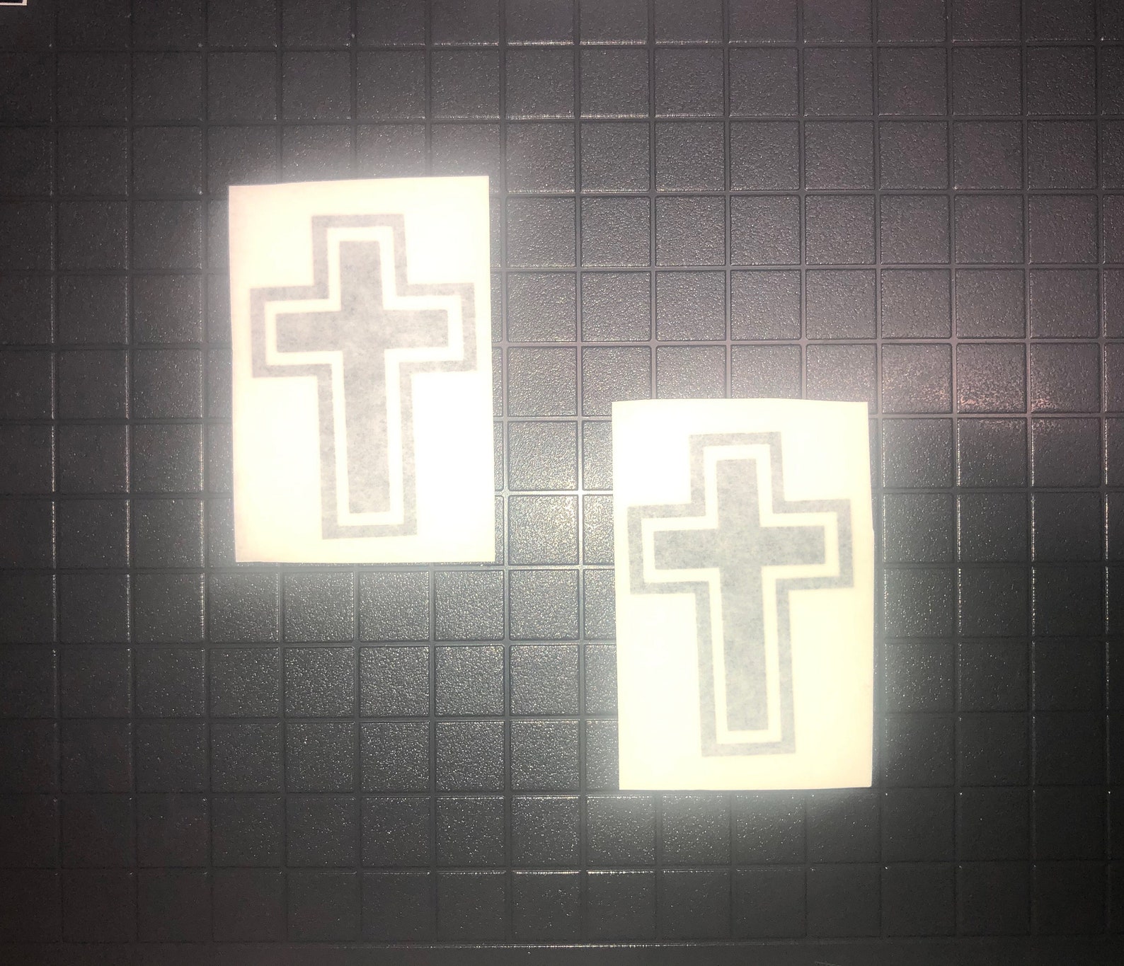 Cross Vinyl Decal Christian Bumper Decal Sticker Cross - Etsy