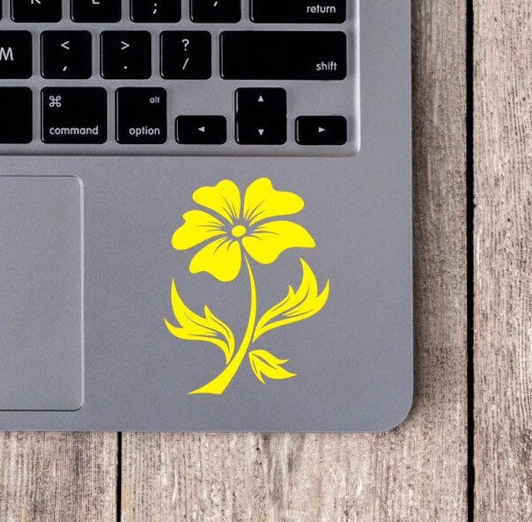 Flower Bumper Sticker Flower Vinyl Decal Flower Window - Etsy