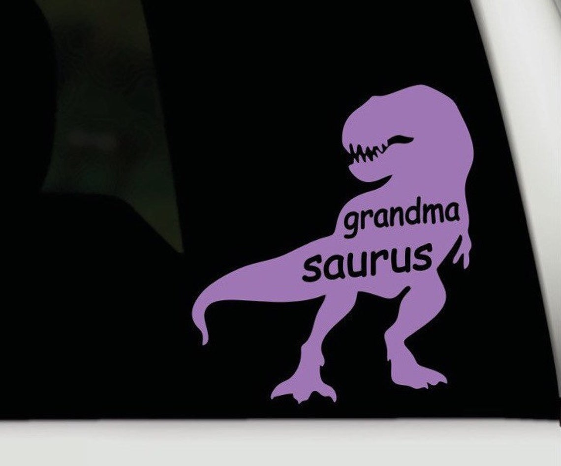 Grandmasaurus vinyl decal Grandma bumper sticker Grandma | Etsy