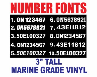 Seadoo Boat Numbers - Etsy