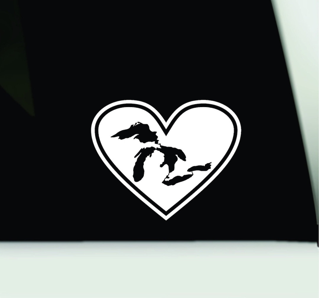 Great Lakes Decal | Great Lakes Sticker | Lake Michigan | the Great ...