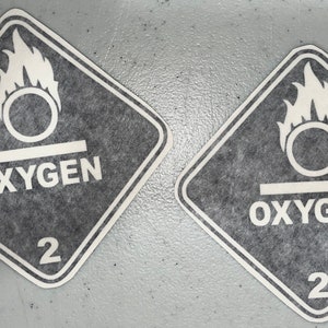 Oxygen Vinyl Decal | Oxygen Car Decal Sticker | Oxygen Bumper Sticker ...