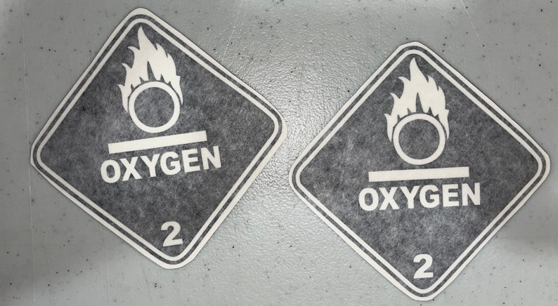 Oxygen Vinyl Decal Oxygen Car Decal Sticker Oxygen Bumper | Etsy