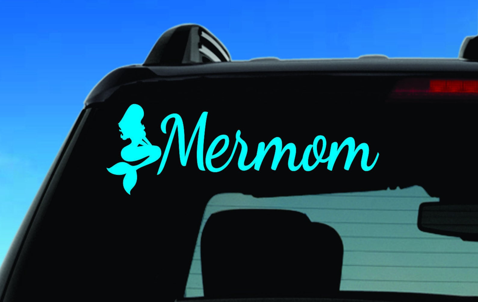Mermom Bumper Sticker Mermom Vinyl Sticker Mermom Car - Etsy