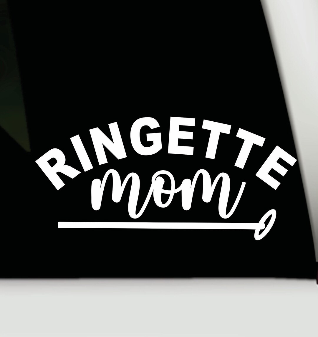 Ringette Mom Bumper Sticker | Ringette Car Decal | Ringette Mom Sticker ...