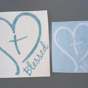 Blessed Car Decal | Blessed Bumper Sticker | Blessed Vinyl Decal ...