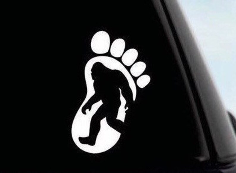 Bigfoot Bumper Sticker Bigfoot Car Truck Decal Yeti Vinyl | Etsy