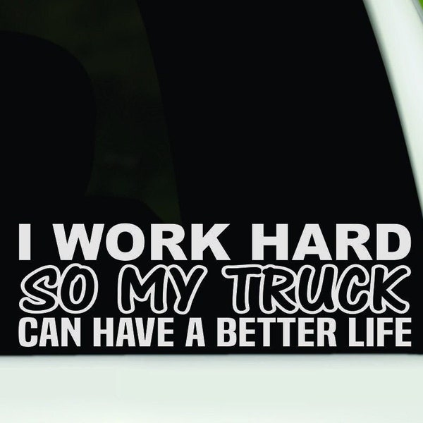 Work Truck Decal - Etsy