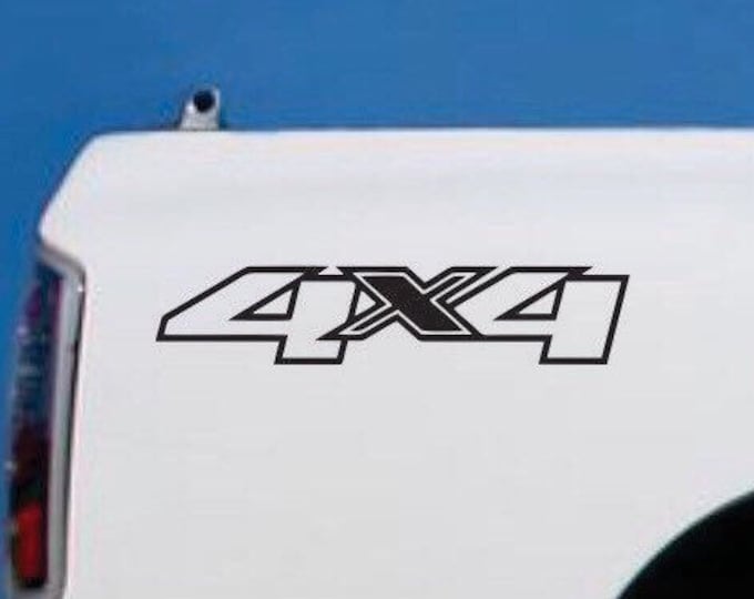 4x4 Bumper Sticker | 4x4 Truck Sticker | 4x4 Truck Decal | 4x4 Vinyl ...
