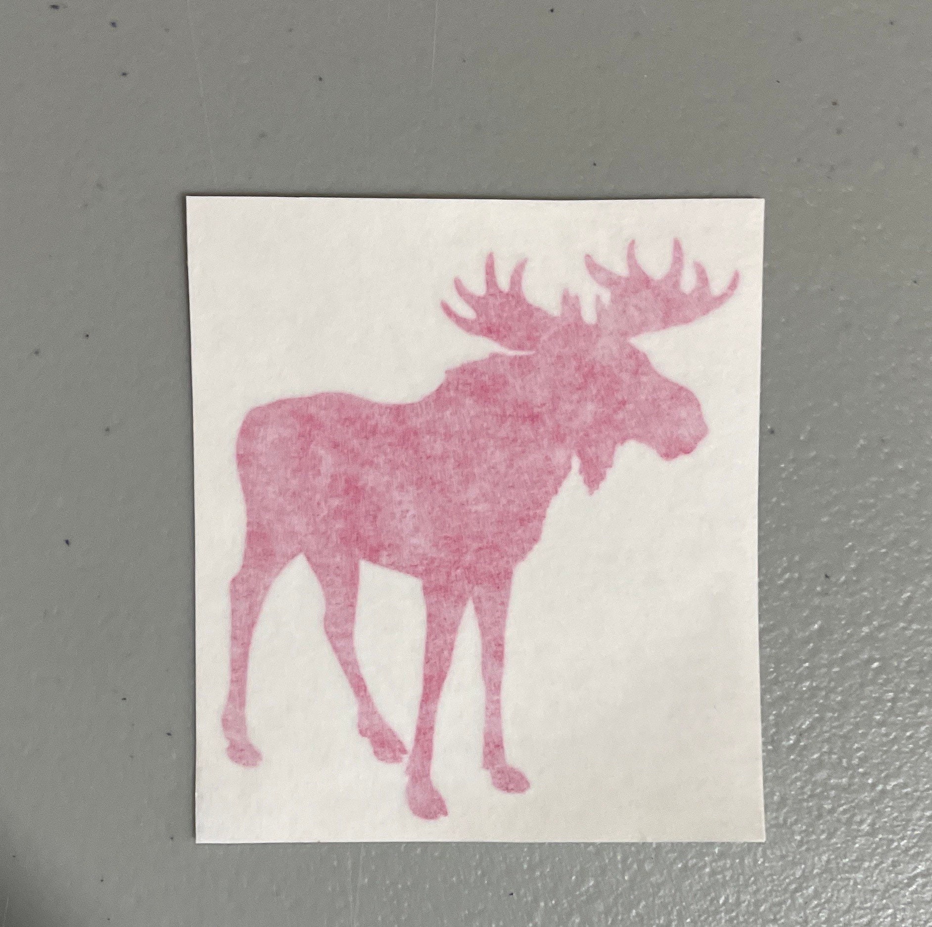 Moose Vinyl Decal Sticker Moose Bumper Sticker Hunting - Etsy