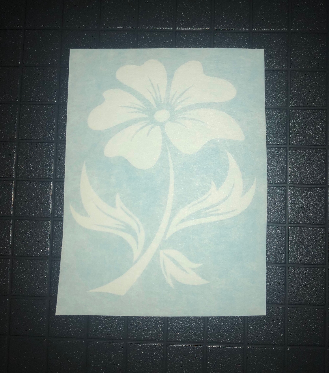 Flower bumper sticker flower vinyl decal flower window | Etsy