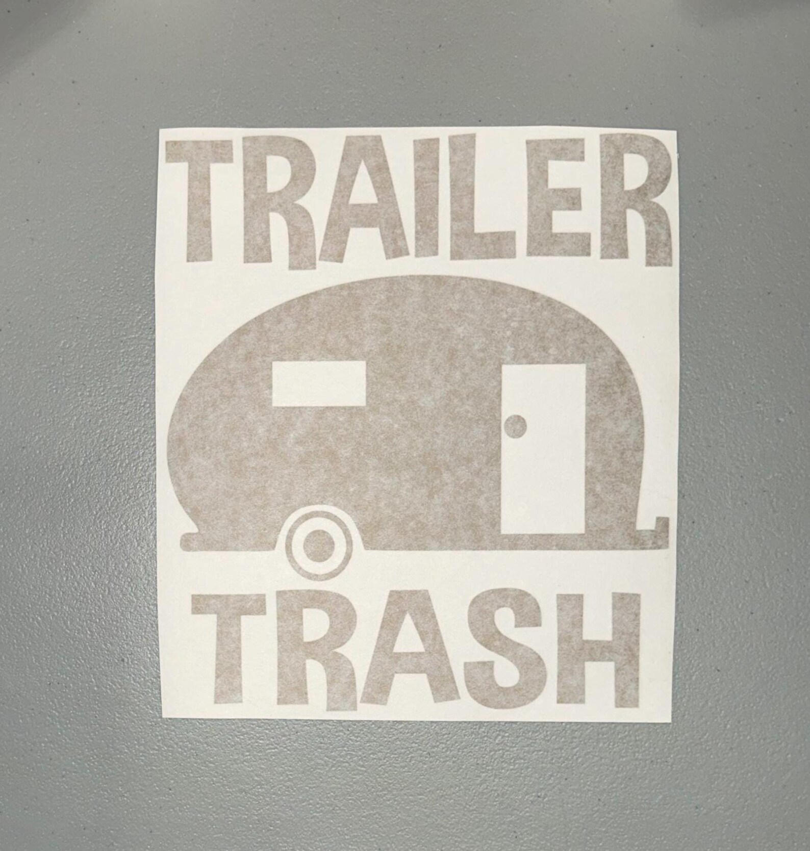 Trailer Trash Sticker | Trailer Trash Vinyl Sticker | Trailer Sticker ...