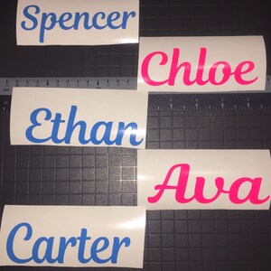 Name Decal | Name Sticker | Vinyl Name Decal | Personalized Decal |word ...