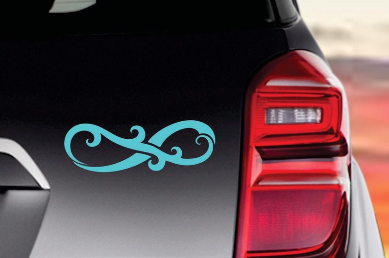 Infinity Symbol Sticker Infinity Car Decal Infinity Symbol | Etsy
