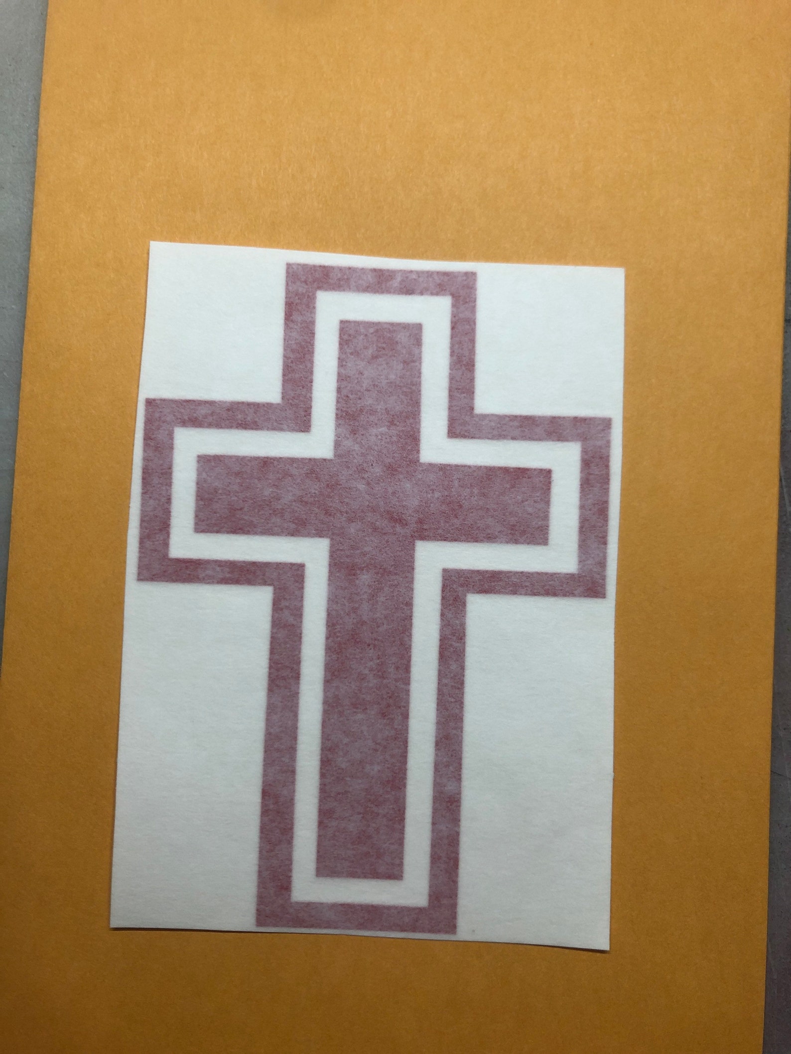 Cross Vinyl Decal Christian Bumper Decal Sticker Cross - Etsy