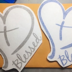 Blessed Car Decal | Blessed Bumper Sticker | Blessed Vinyl Decal ...