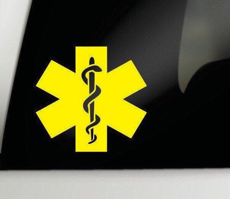 Medical Alert Bumper Sticker Medical Symbol Car Decal - Etsy