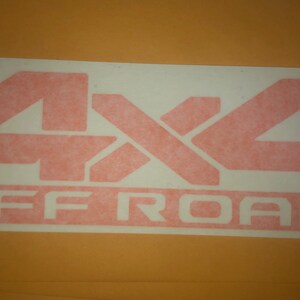 4x4 Bumper Sticker 4x4 Truck Sticker 4x4 Truck Decal 4x4 Vinyl Decal ...
