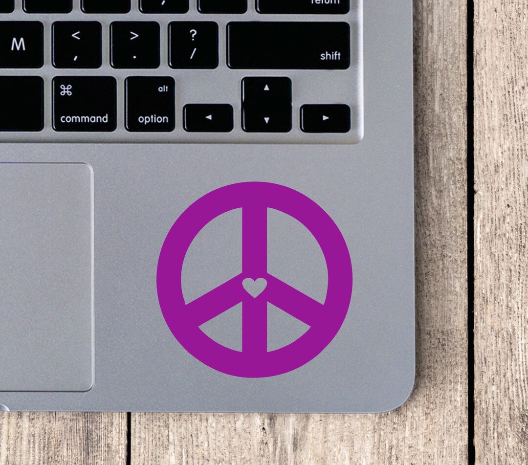 Peace Symbol Bumper Sticker Peace Decal Peace Love Decal - Etsy