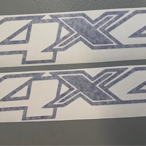 4x4 Truck Sticker 4x4 Vehicle Sticker 4x4 Vinyl Truck Decal 4x4 Vehicle ...