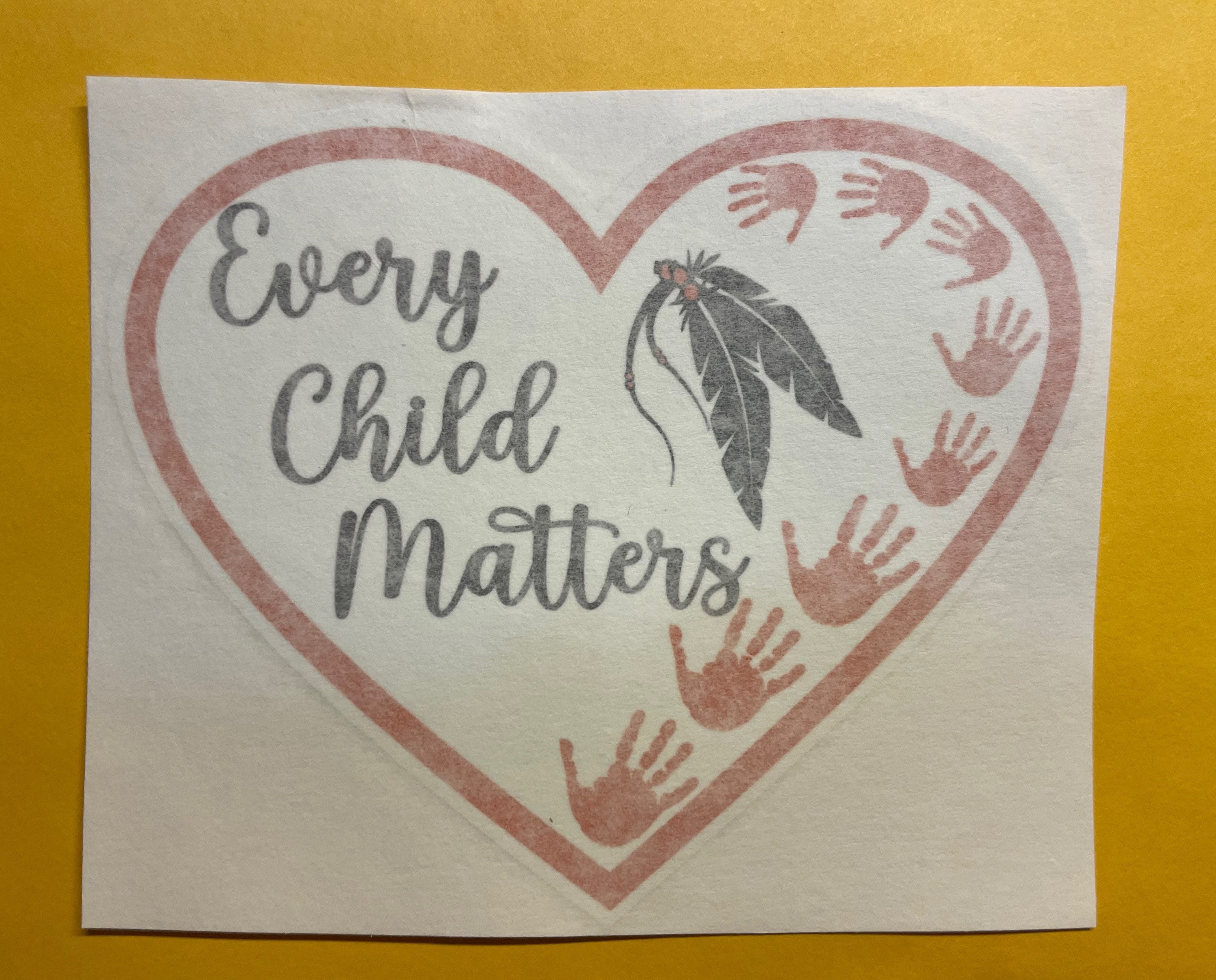 Every Child Matters Vinyl Stickers | Every Child Matters Bumper Sticker ...