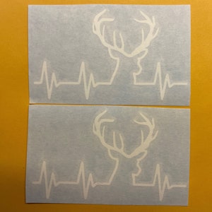 Deer Bumper Sticker | Hunting Truck Decal | Hunting Bumper Sticker ...