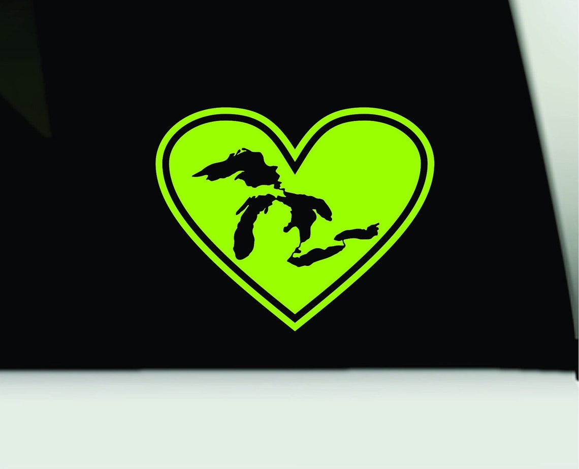 Great Lakes Decal | Great Lakes Sticker | Lake Michigan | the Great ...