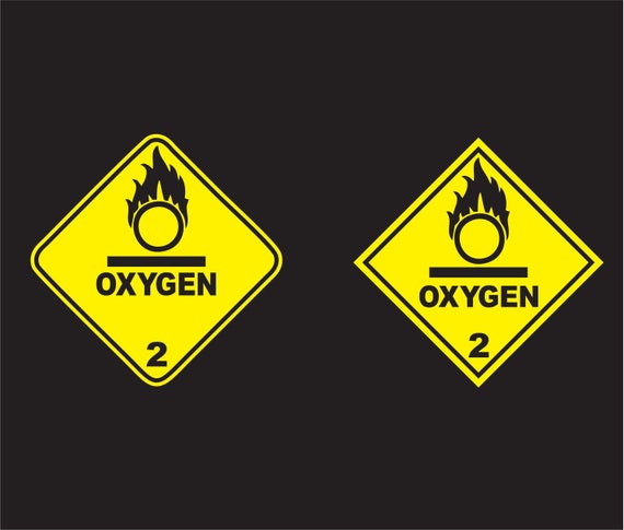 Oxygen Vinyl Decal Oxygen Car Decal Sticker Oxygen Bumper | Etsy