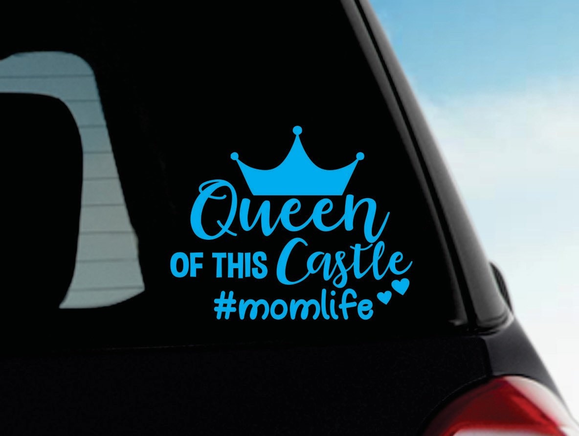 Queen Decal Sticker Mom Life Vinyl Car Truck Sticker Mom - Etsy