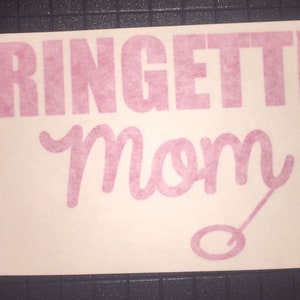 Ringette Mom Bumper Sticker | Ringette Car Decal | Ringette Mom Sticker ...