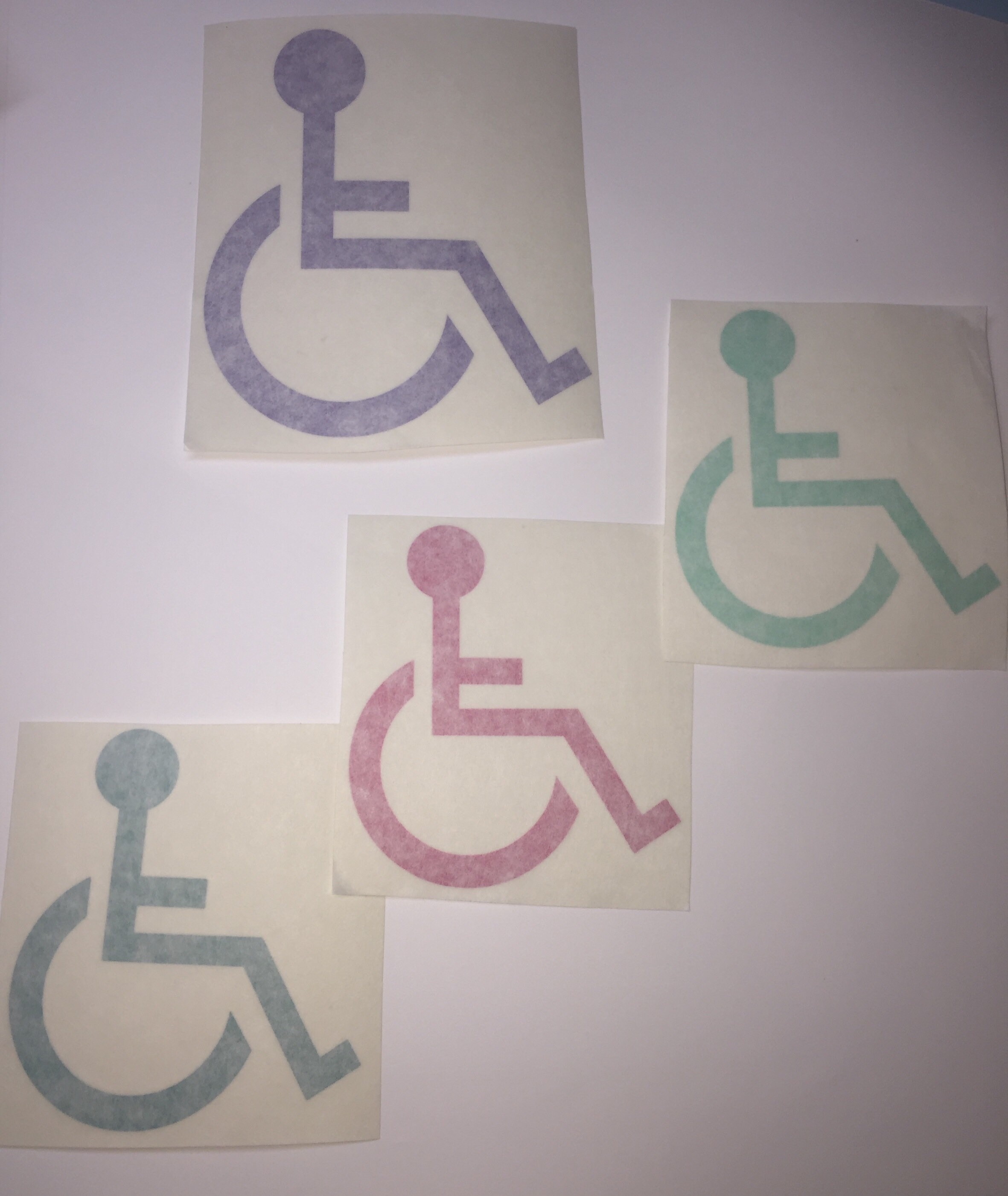 Wheelchair Vinyl Decal Wheelchair Bumper Sticker | Etsy