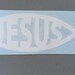 Jesus Bumper Sticker Jesus Symbol Car Decal Jesus Vinyl Sticker Jesus ...