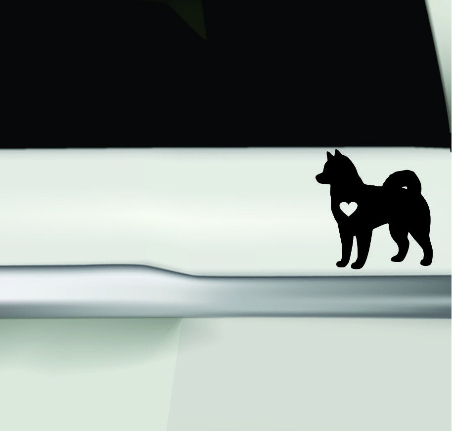 Husky dog bumper sticker Husky vinyl decal Husky vinyl car | Etsy
