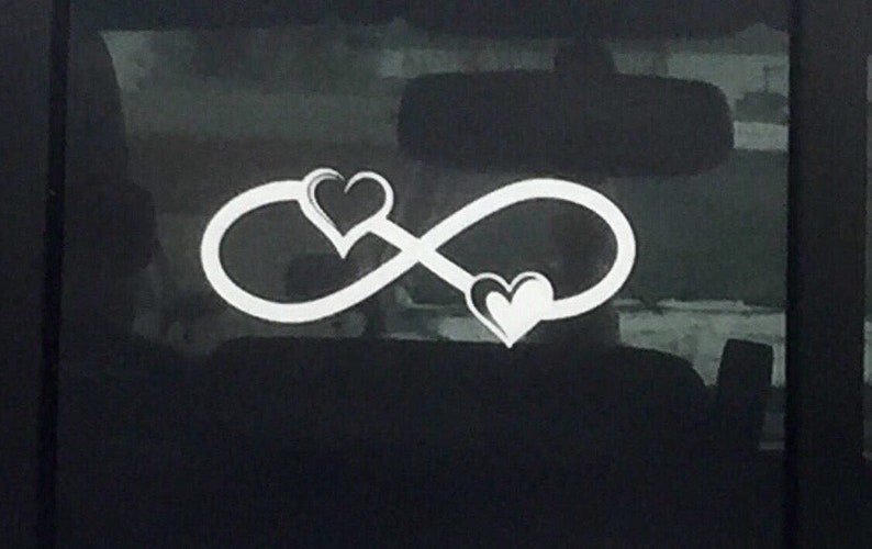 Infinity Symbol Vinyl Decal Infinity Car Decal Infinity - Etsy