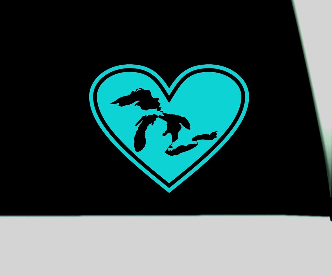 Great Lakes Decal | Great Lakes Sticker | Lake Michigan | the Great ...